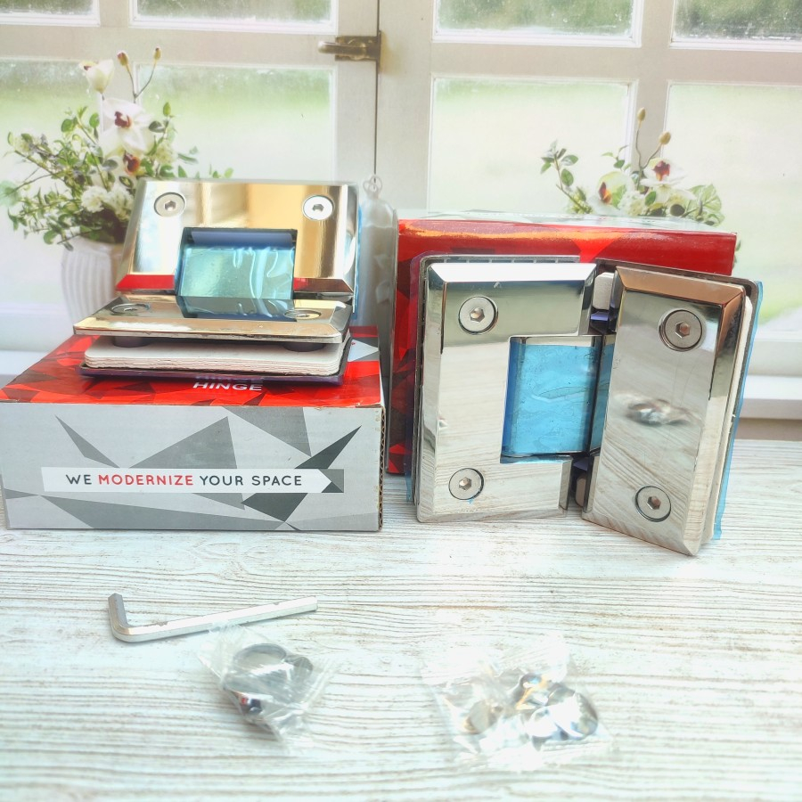 Jual Engsel Shower Ocius OSH-304 Kaca ke Kaca 135 derajat | Shopee ...