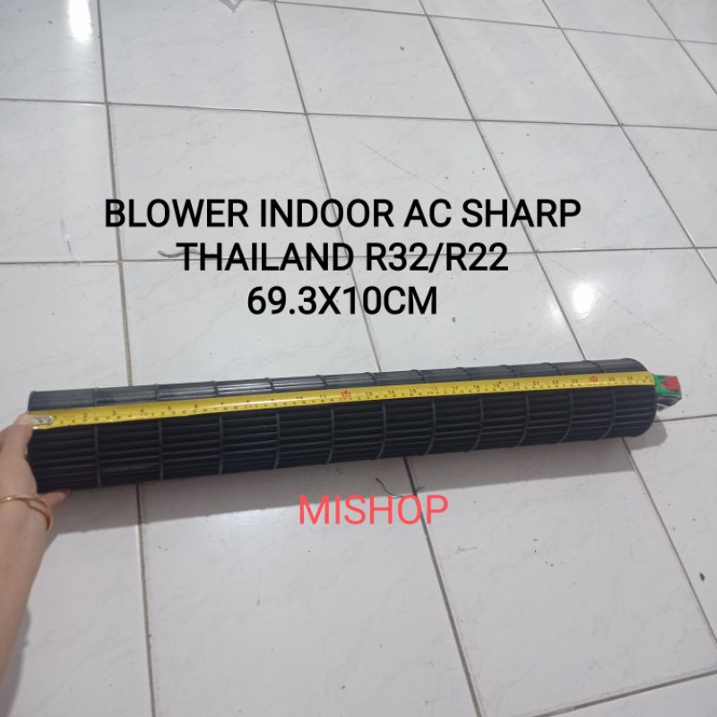 Jual BLOWER FAN INDOOR AC SHARP THAILAND R32/R22 ORIGINAL | Shopee ...