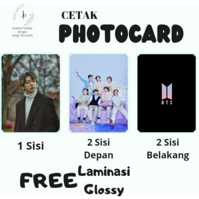 Jual CETAK PHOTOCARD CUSTOM | Shopee Indonesia