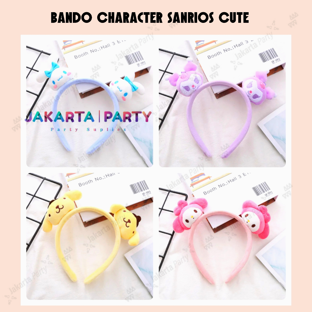 Jual Bando Sanrio Lucu Kartun Korea / Bando lotso Kuromi / Headband ...
