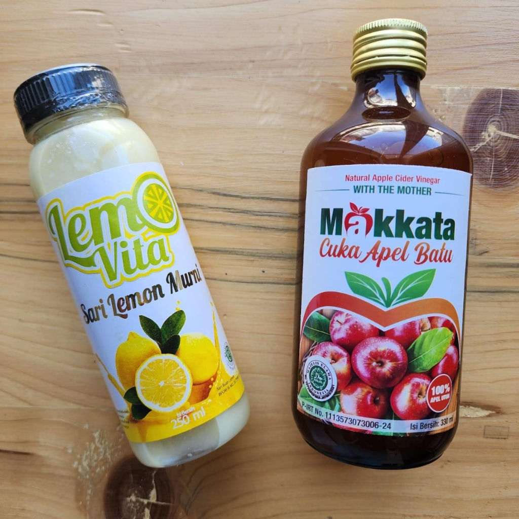 Jual Sari Lemon Lemovita 250ml+Cuka Apel 330ml-Paket bundling minuman ...