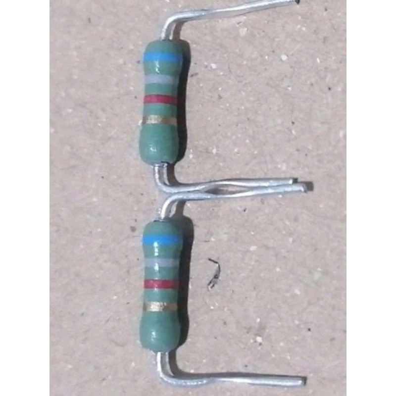 Jual 1 BIJI RESISTOR 6K8, 1/2 WAT NURNI, ORIGINAL JAPAN | Shopee Indonesia