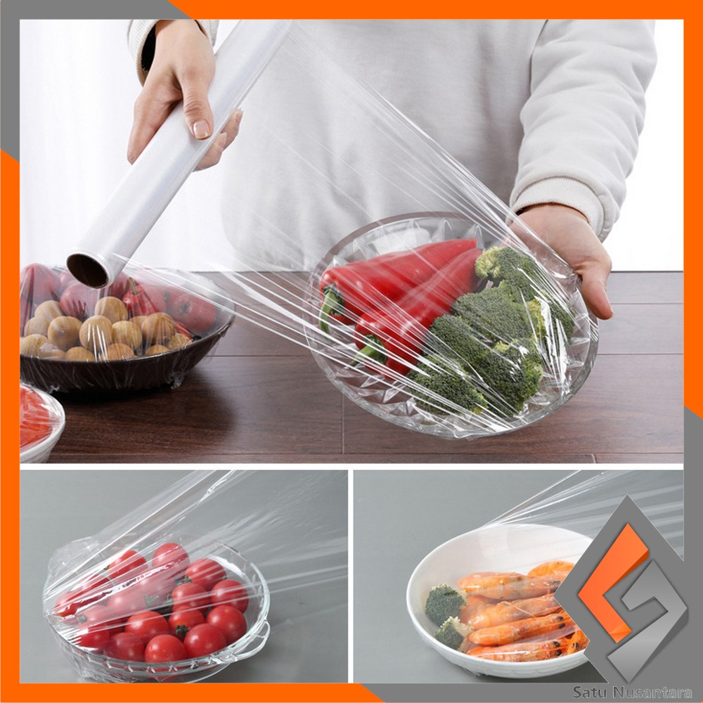 Jual SN-C978 Plastik Wrap Roll Pembungkus Makanan Serbaguna 30Cm x ...