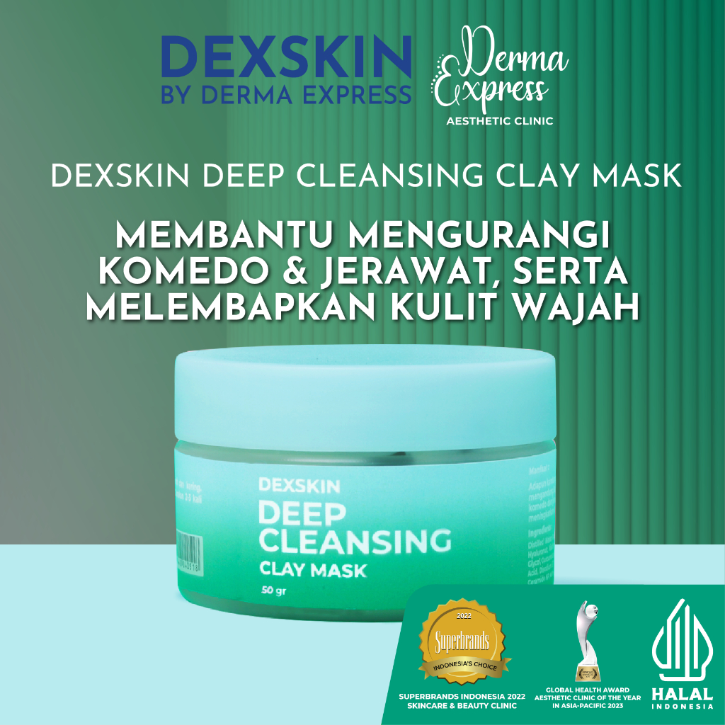 Jual DERMA EXPRESS DEX SKIN Deep Cleansing Clay Mask | Shopee Indonesia