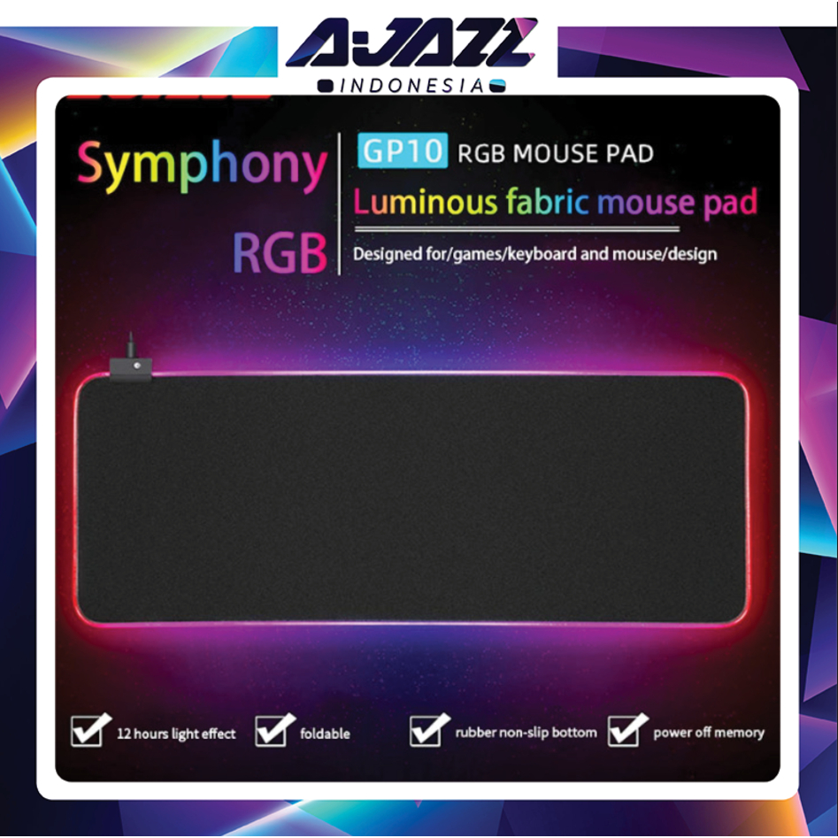 Jual Ajazz GP10 Luminous Gaming Mouse Pad RGB 80 x 30 cm | Shopee Indonesia