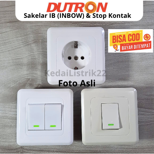 Jual IB DUTRON SAKLAR STOP KONTAK INBOW TANAM TEMPEL ENGKEL SERI | Shopee Indonesia