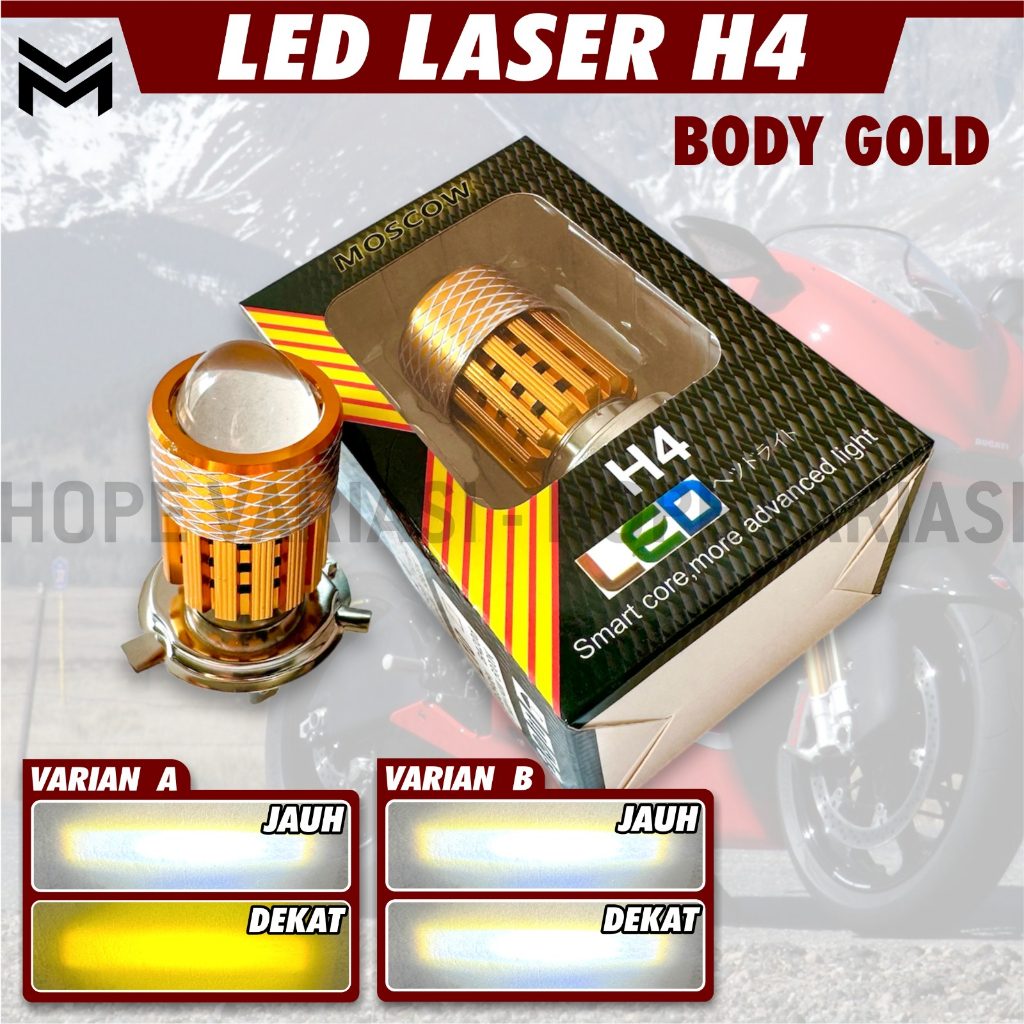 Jual HEADLAMP H4 LAMPU LED LASER GUN H4 LAMPU LED H4 LAMPU DEPAN UTAMA H4 HEADLIGHT H4 BOHLAM ...