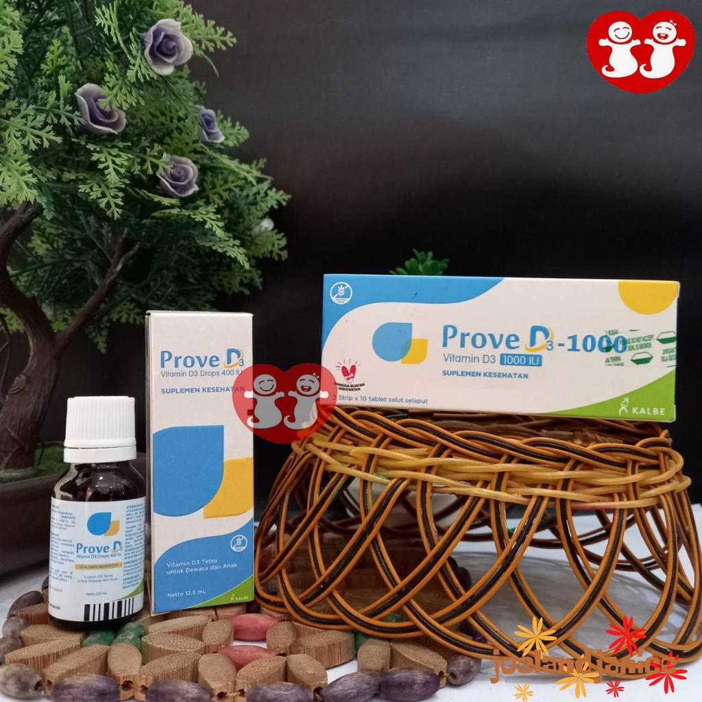 Jual Prove D3 Drop 400iu 12.5 ml / Prove D3-1000iu 30tabs / suplemen ...