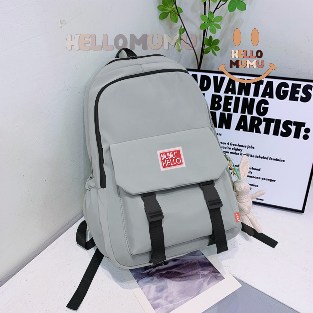 Jual Hellomumu Backpack SLIPPERY - HM1066 | Shopee Indonesia