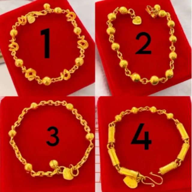 Jual Gelang mas malaysia bersurat bisa tukar tambah | Shopee Indonesia