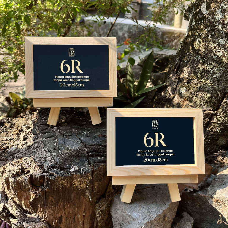 Jual FRAME PIGURA KAYU JATI BELANDA / PINUS 6R 20x15 CM | Shopee Indonesia