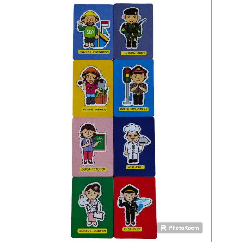 Jual Puzzle Seri Isi 8 Tema Profesi | Shopee Indonesia