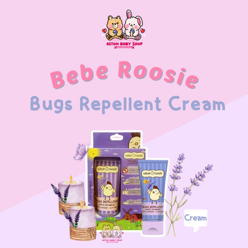 Jual Bebe Roosie Bugs Repellent Cream Krim Anti Nyamuk Bebe Rosie / Beberoosie Anti Nyamuk ...