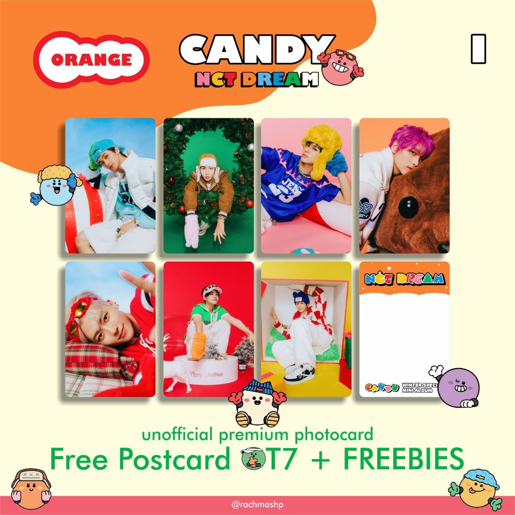 Jual premium PHOTOCARD/PC NCT Dream ISTJ - Candy I Orange | Shopee ...