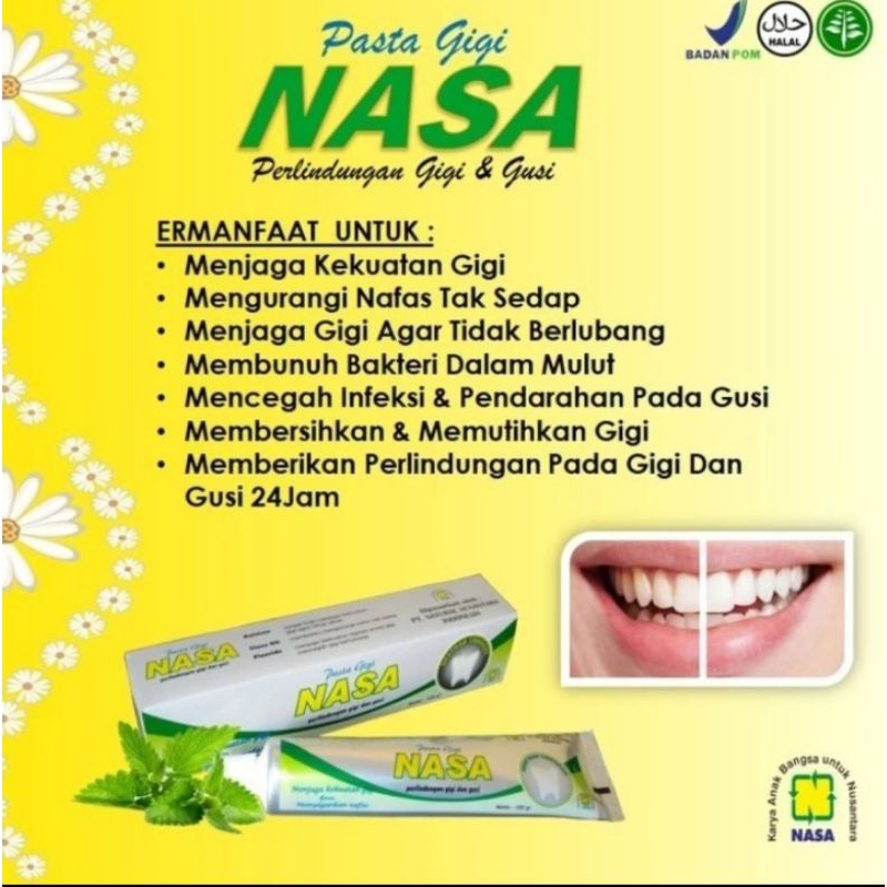 Jual Pasta gigi NASA/original nasa | Shopee Indonesia