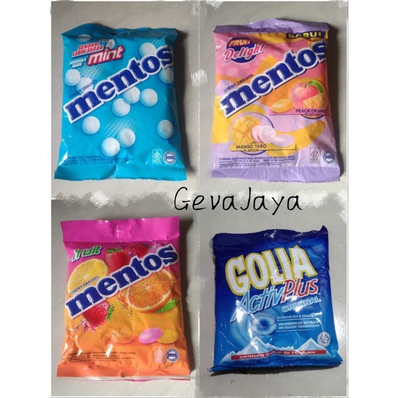 Jual Permen Mentos / Permen Golia Action /1 Pak | Shopee Indonesia