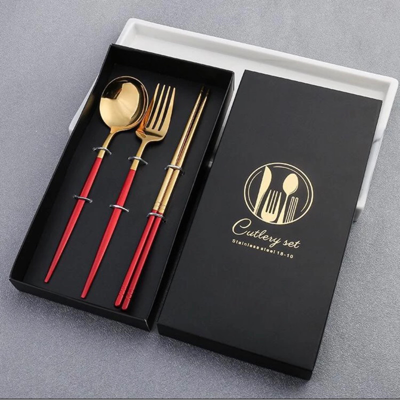 Jual cutlery set stainless | Shopee Indonesia