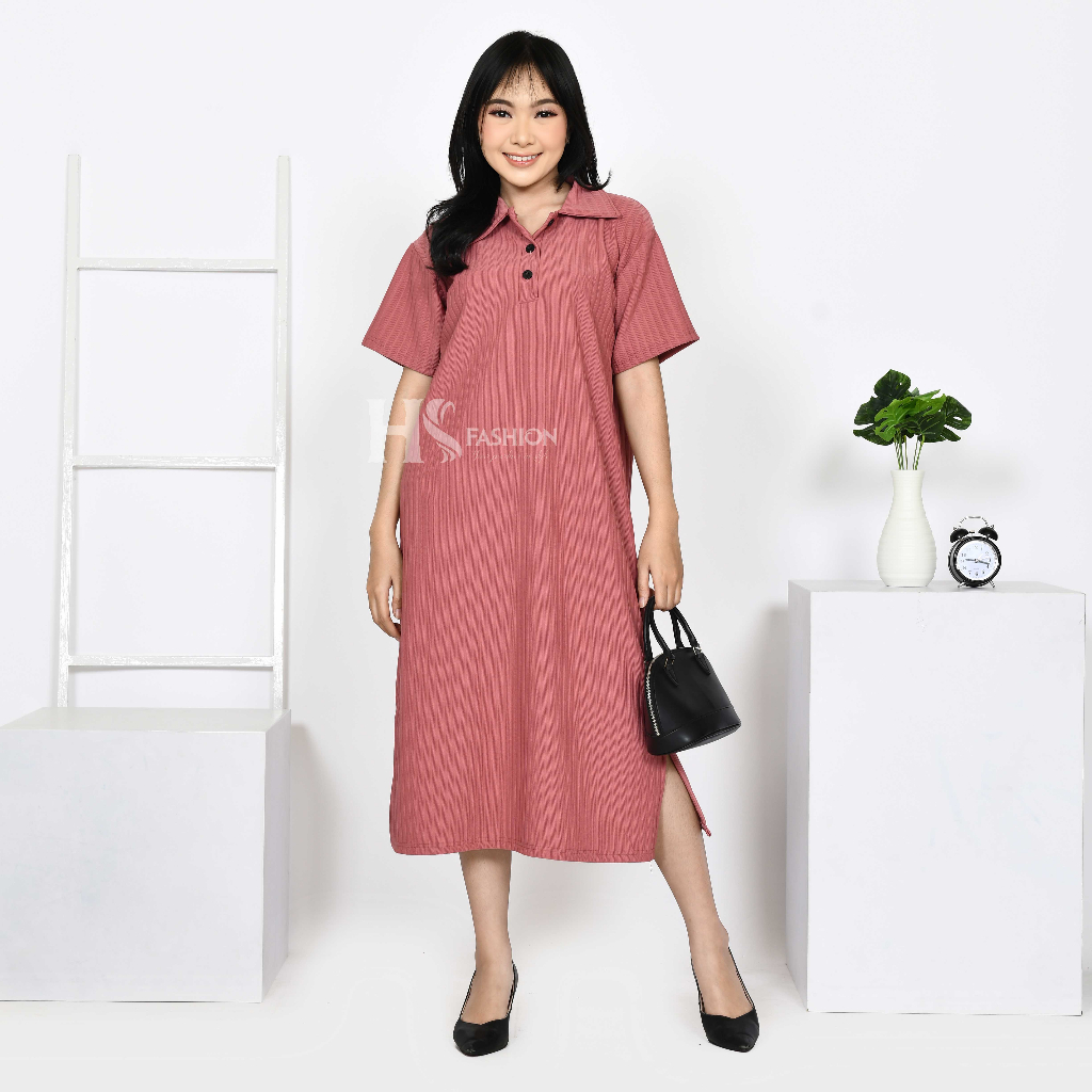 Jual HS - CLARA DRESS / KOREAN STYLE / DRESS BUSUI FRIENDLY | Shopee ...