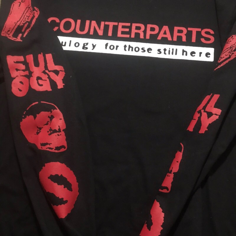 Jual Custom Merch Band Counterparts “Classic” Longsleeve | Shopee Indonesia
