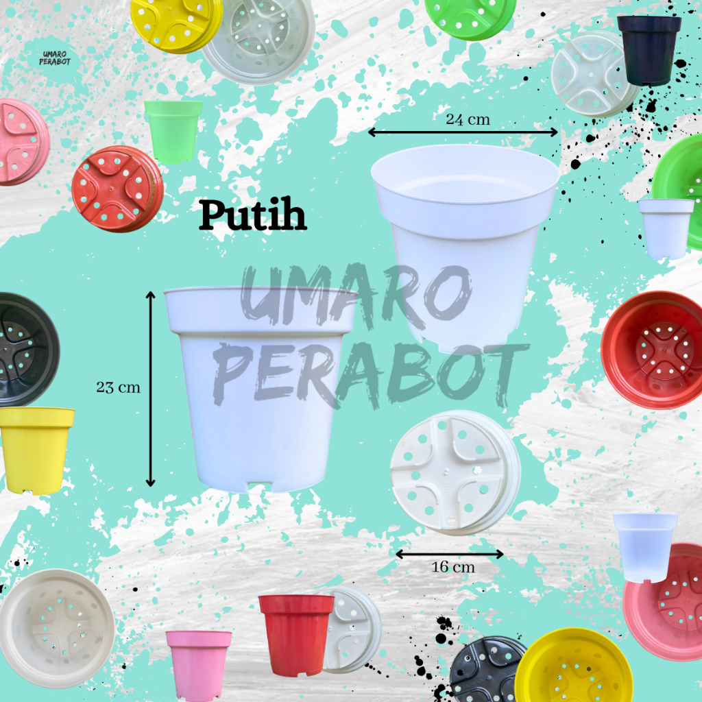 Jual Pot Polos Ukuran 25 / Pot Tinggi / Pot Srondol / Pot Tanaman / Pot ...