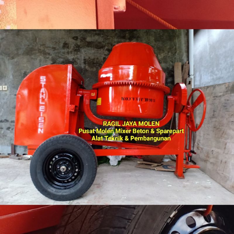 Jual Mesin Molen Cor Beton Semen Sthalesieen 500 Liter | Shopee Indonesia