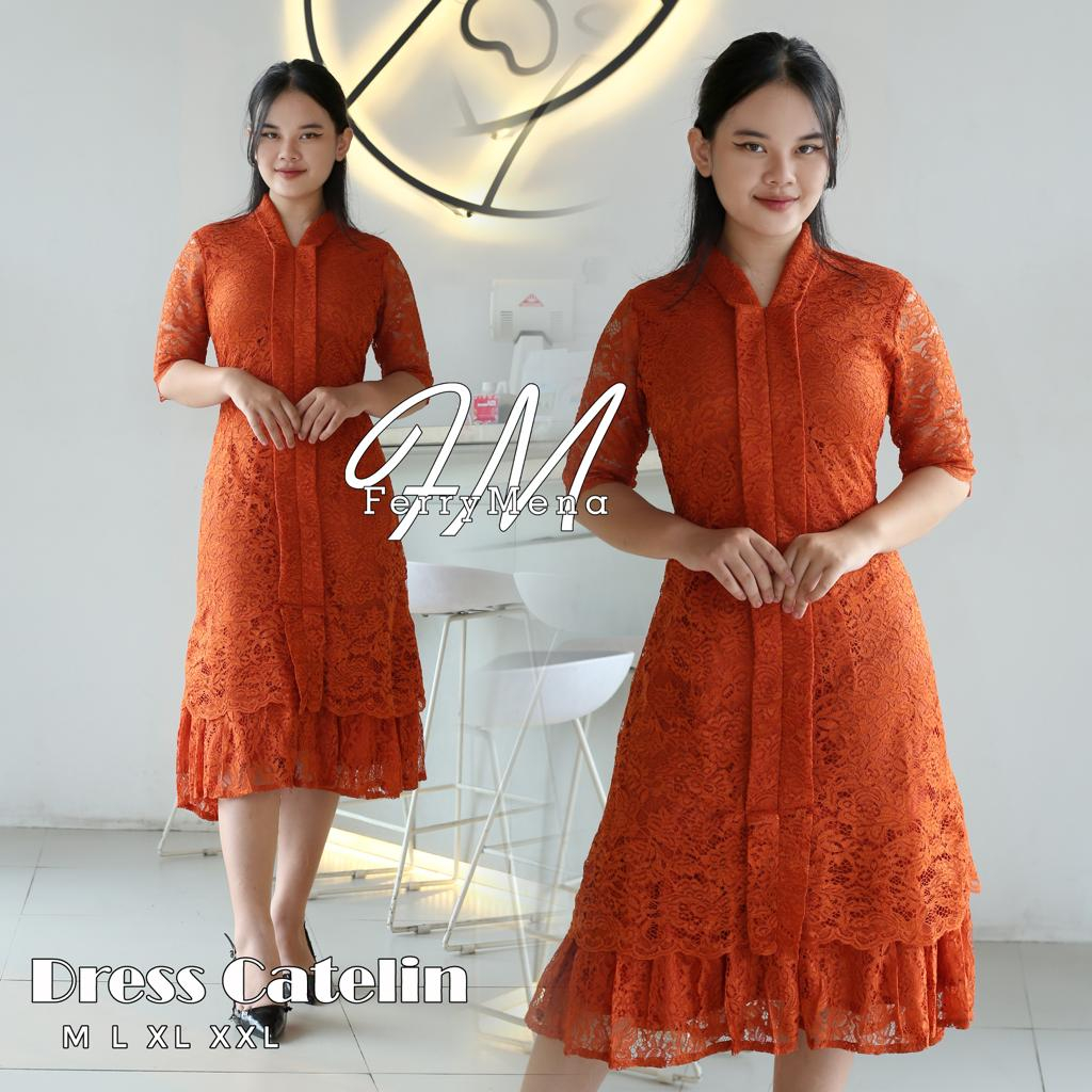 Jual Dress Natal Catelin Busui//Dress Kondangan//Dress Terlaris//Dress ...