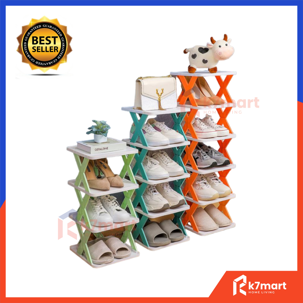 Jual K7MART RAK SEPATU TINGKAT SERBAGUNA / TEMPAT SEPATU SANDAL SUSUN ...