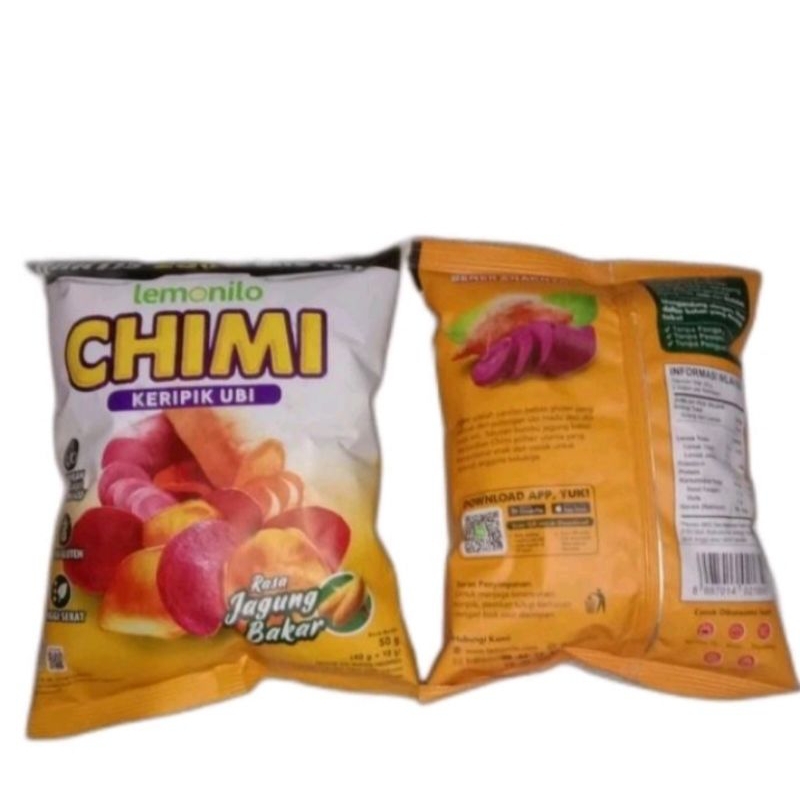 Jual Lemonilo Chimi Keripik Ubi Jagung Bakar 50gr, Lemonilo Chimi ...