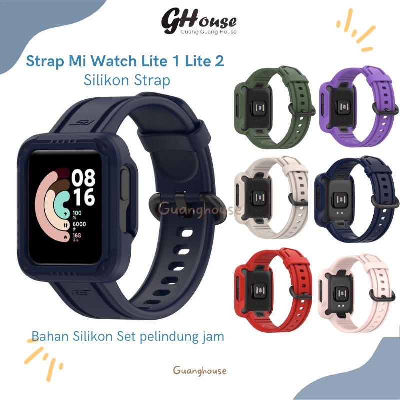 Jual Strap Redmi Watch Lite 1 Lite 2 Silikon SET Tali Pengganti Mi Watch Lite 1 Mi Watch Lite 2 ...