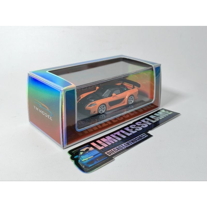 Jual Resin MiniScale 1:64 YM Model Mazda RX-7 Veilside Fortun 7 Limited ...