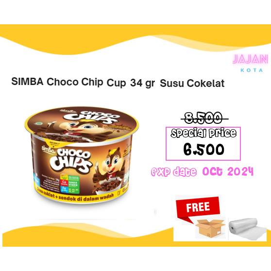 Jual SIMBA Choco Chips Cup 34 gr susu cokelat | Shopee Indonesia