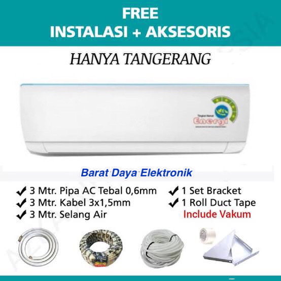 Jual AC SHARP China 1/2 PK - AH-A5SAY THAILAND + GRATIS PEMASANGGAN ...