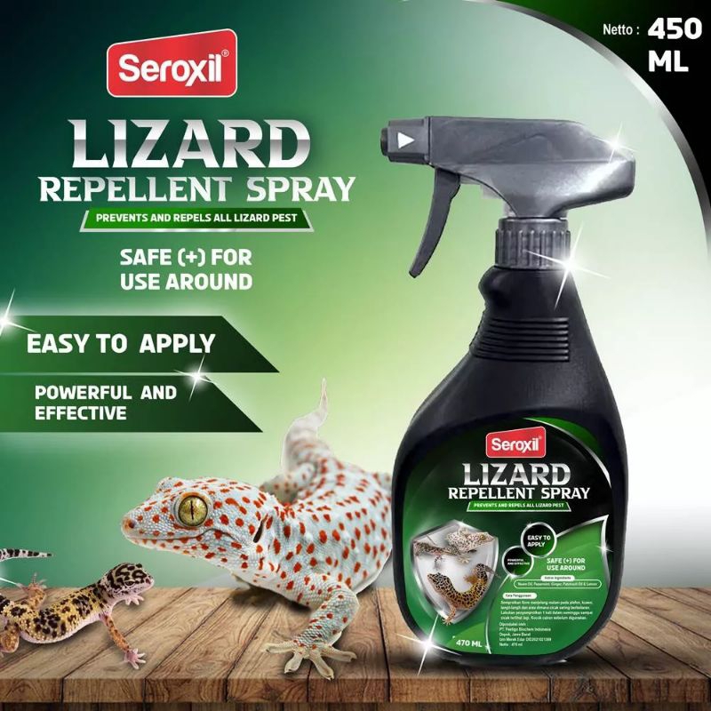 Jual seroxil lizard repellent pengusir cicak tokek alami herbal 450ml ...