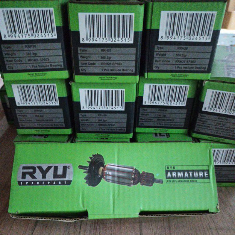 Jual angker armature mesin rotary hammer RRH26 Ryu Tekiro | Shopee Indonesia