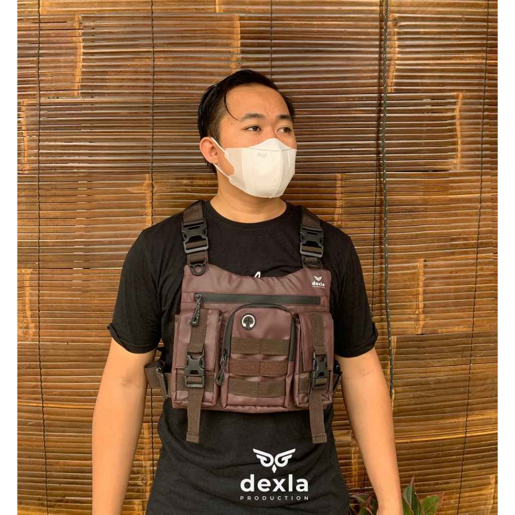 Jual TAS CHEST BAG DADA PRIA WATERPROOF TAS DADA PRIA TERBARU KEKINIAN ...