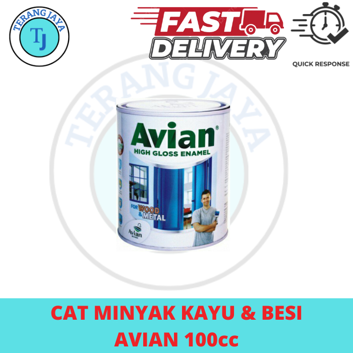 Jual Cat Minyak Kayu Dan Besi Avian High Gloss Enamel 100cc | Shopee Indonesia