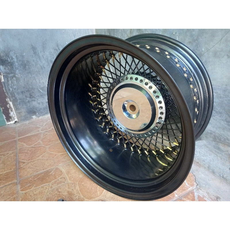 Jual velg belakang matic lowrider ring 14 lebar 8inch | Shopee Indonesia