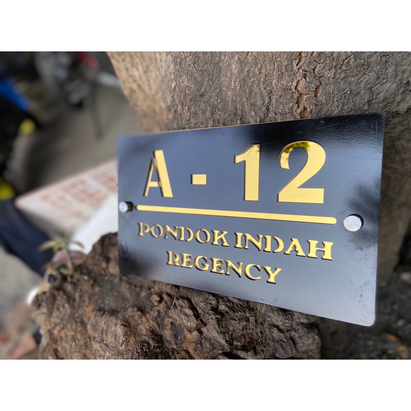 Jual Nomor Rumah Aesthetic/plat rumah/plat nomor rumah aesthetic ...