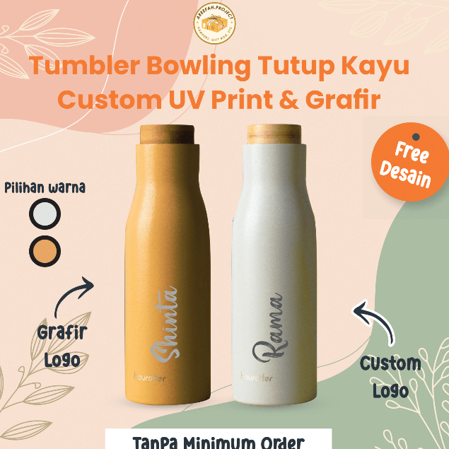 Jual AREEFAH TUMBLER BEAR - BOTOL MINUM CUSTOM/FREE NAMA, LOGO, DESAIN ...