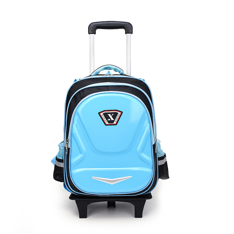 Jual Tas Ransel Troli Koper Anak Sekolah Roda 3 Premium Trolley Dorong ...