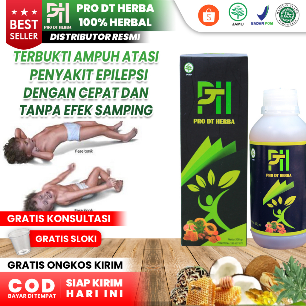 Jual Obat Epilepsi Kejang Dewasa Dan Anak Paling Ampuh Pro Dt Herba Isi ...
