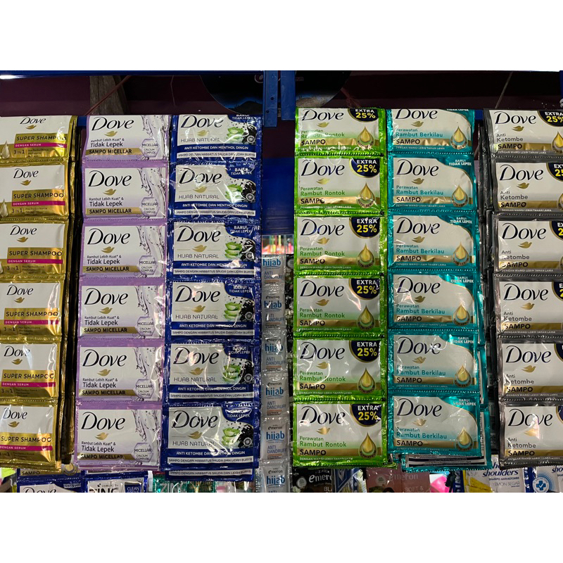 Jual Sampo dove sachet | Shopee Indonesia