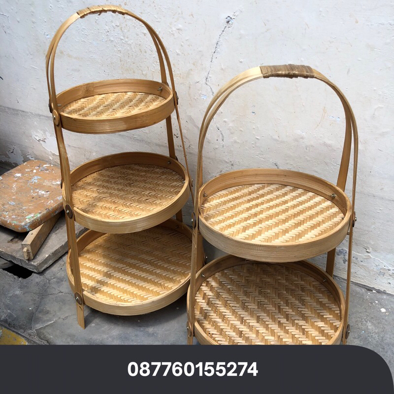 Jual Rak susun bambu bulat | Shopee Indonesia