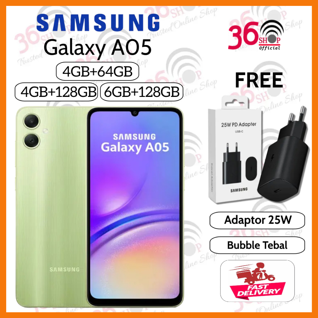 Jual Samsung Galaxy A05 [4GB+64GB] [4GB+128GB] [6GB+128GB] Garansi ...