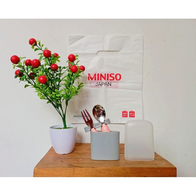 Jual [MINISO ORIGINAL SET SENDOK GARPU] MINISO NEW | Shopee Indonesia