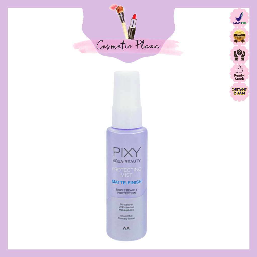 Jual PIXY Aqua Beauty Protecting Mist Spray Matte Finish 60ml BPOM ...