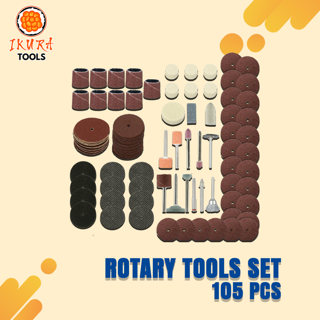 Jual Mata mini grinder set rotary tool dremel 105 pcs aksesoris mata ...