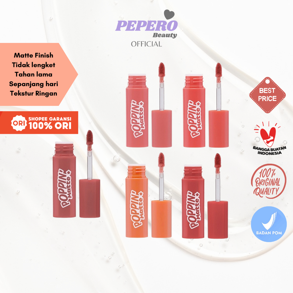Jual EMINA Poppin Matte 4.5g - Lip Cream | Shopee Indonesia