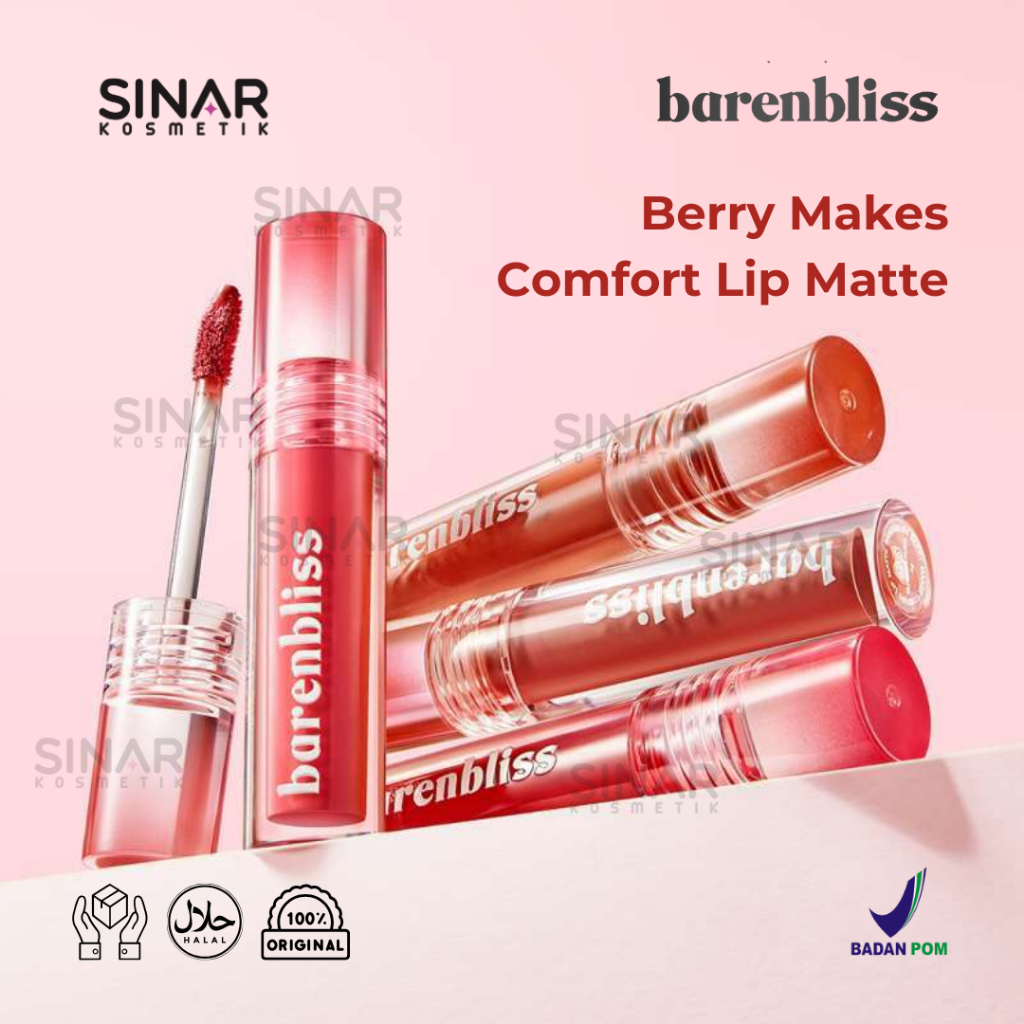 Jual Barenblis Berry Makes Comfort Lip Matte - BNB Lip Matte ...