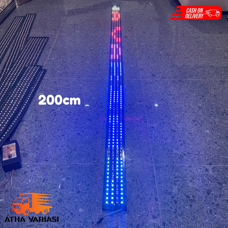 Jual Lampu Kaca LED 4 baris Running Text/Tulisan + Wave Animasi ...